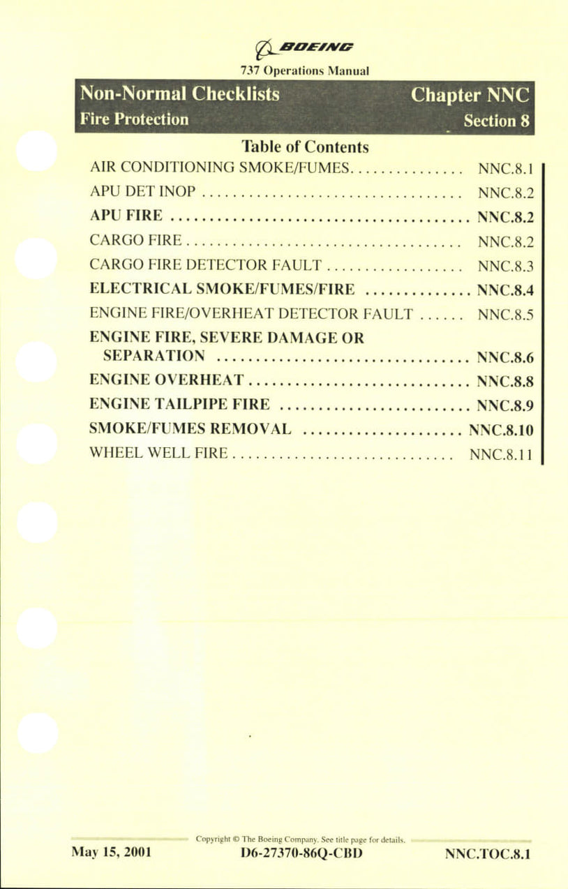 Boeing 737 Quick Reference Handbook (original printed document) — www ...