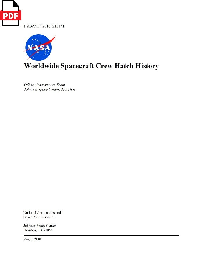 NASA Worldwide Spacecraft Crew Hatch History — www.skyshelf.eu