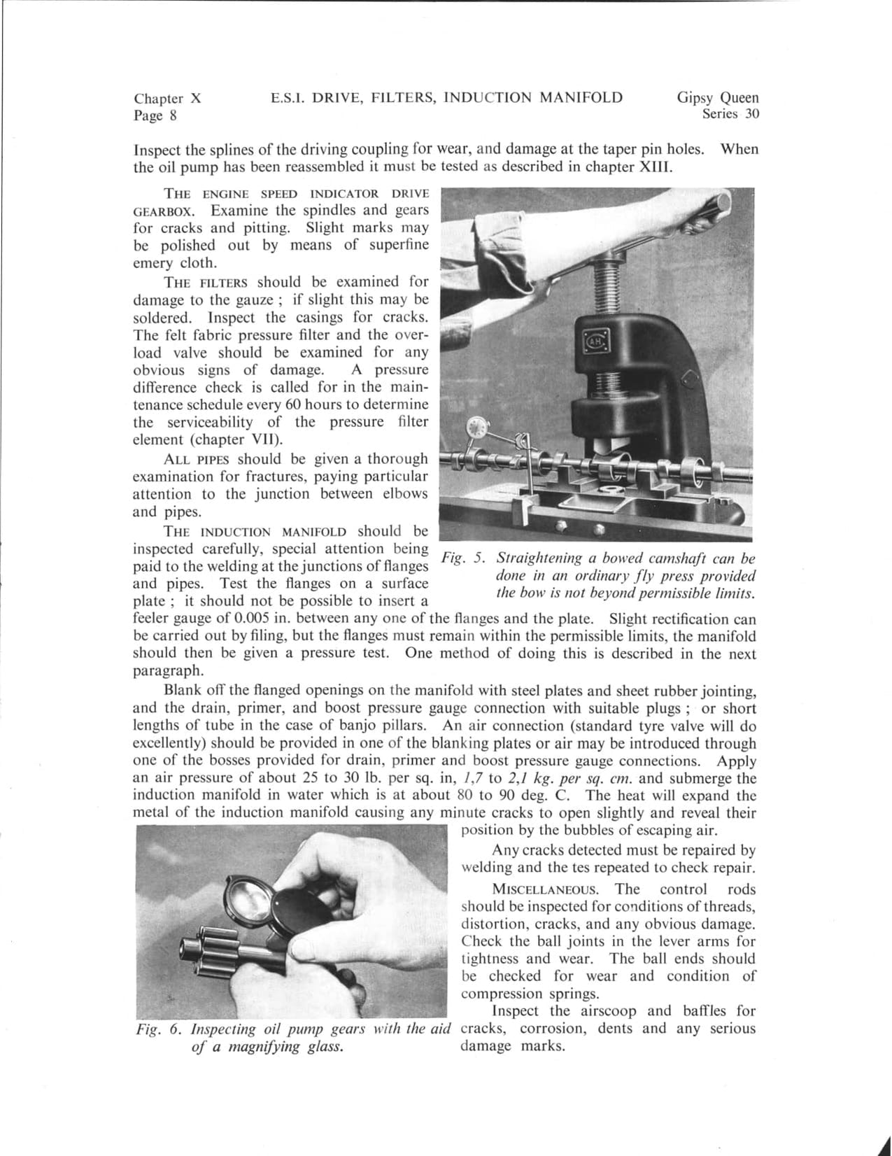 De Havilland Gipsy Queen Series 30 engine operation handbook (ebook) — www.skyshelf.eu
