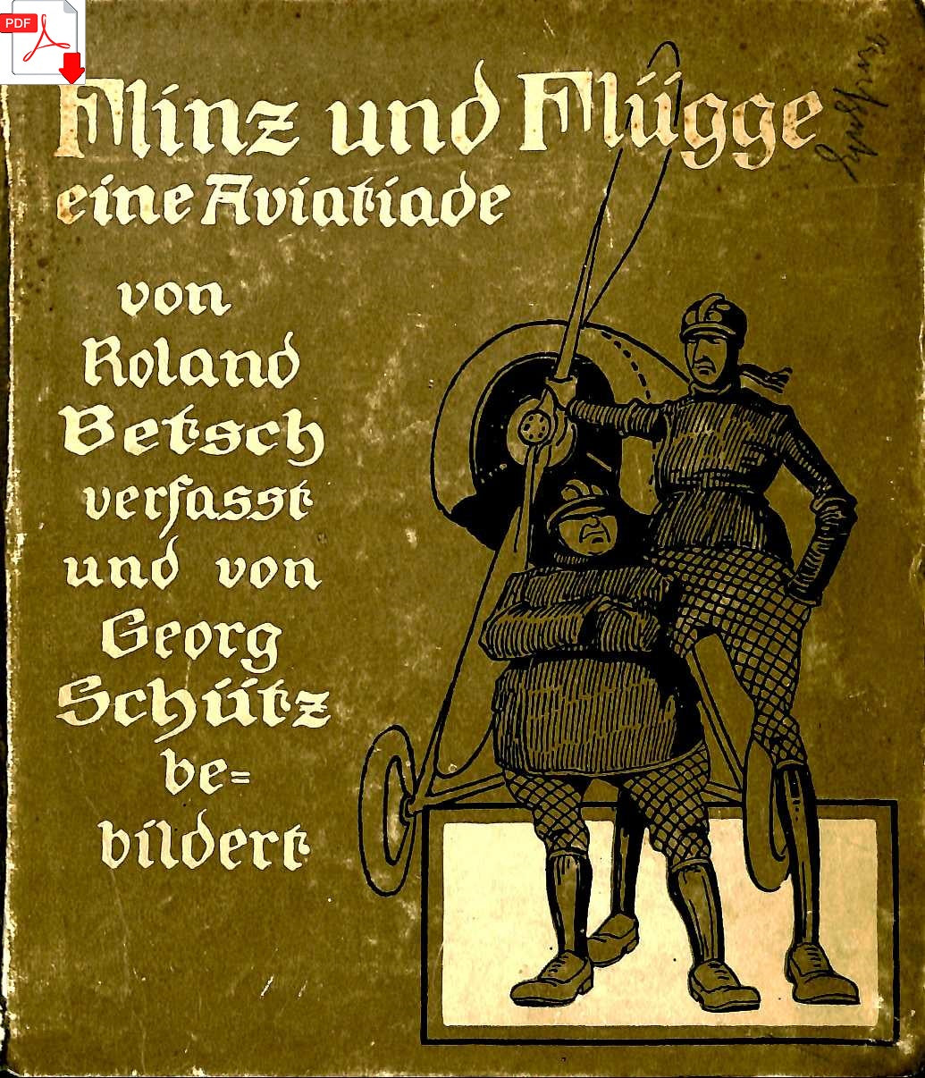 Betsch, Roland - Flinz und Flugge eine aviatiade (1917) (digital editi ...
