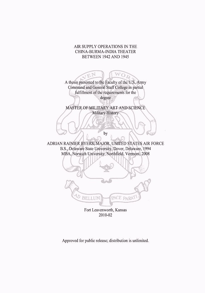 Byers, Adrian-중국-버마-인도 극장의 공기 공급 1942-1945 (2010) — www.skyshelf.eu
